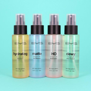 Fixative spray mattifying with Iris extract