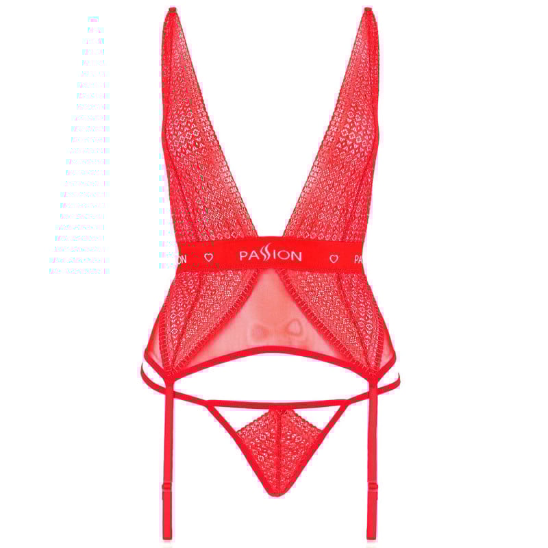 Mirajane Red G String And Bustier Rigazo